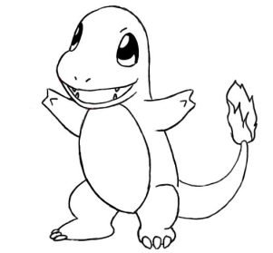Charmander Drawing Beautiful Art - Drawing Skill
