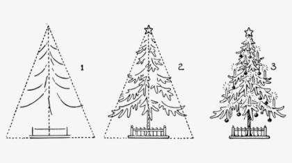 Christmas Decoration Drawing - Drawing Skill