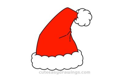 Christmas Hat Drawing - Drawing Skill