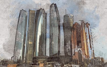 Cityscape Drawing Creative Art - Drawing Skill