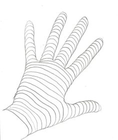 Contour Hands Drawing Pictures - Drawing Skill