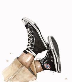 Converse Drawing - Drawing Skill