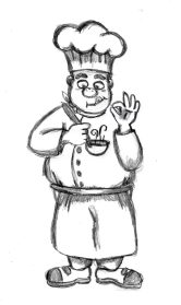 Cook Drawing Art - Drawing Skill