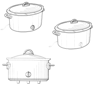 Cooker Drawing Image - Drawing Skill