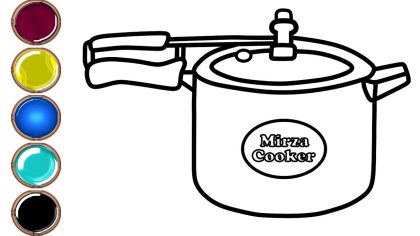 Cooker Drawing Photo - Drawing Skill