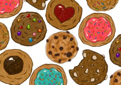 Cookie Drawing Realistic - Drawing Skill