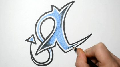 Cool Lettering Drawing Beautiful Image - Drawing Skill