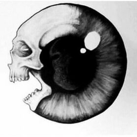Creepy Eyeball Drawing Beautiful Art - Drawing Skill