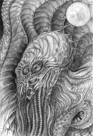 Cthulhu Drawing Image - Drawing Skill