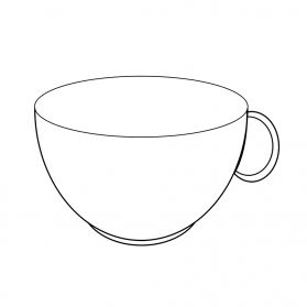 Cup Drawing Pic - Drawing Skill