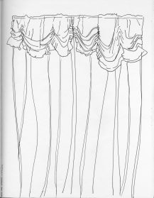 Curtain Drawing Picture - Drawing Skill
