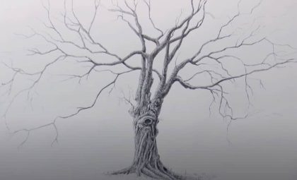 Dead Tree Drawing Photo - Drawing Skill