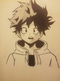Deku Drawing Picture - Drawing Skill
