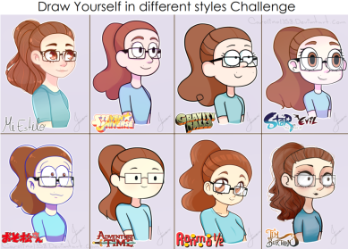 Different Styles Drawing - Drawing Skill