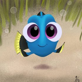 Dory Drawing Beautiful Image - Drawing Skill