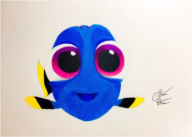 Dory Drawing Sketch - Drawing Skill