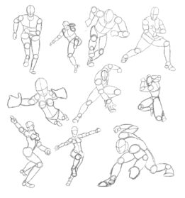 Dynamic Pose Drawing Art - Drawing Skill