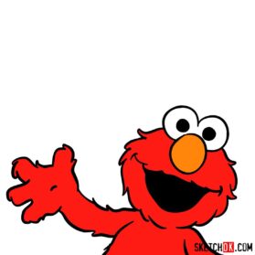 Elmo Drawing Realistic - Drawing Skill