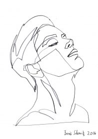 Face Line Drawing Realistic - Drawing Skill