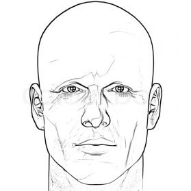 Face Outline Drawing - Drawing Skill