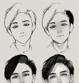 Face Reference Drawing Beautiful Image - Drawing Skill