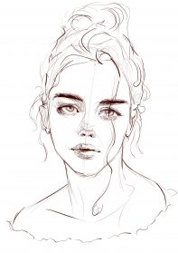 Face Reference Drawing Sketch - Drawing Skill