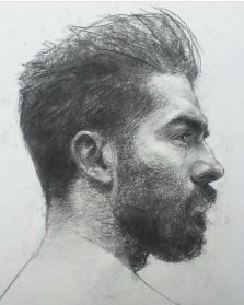 Face Side View Drawing Realistic - Drawing Skill