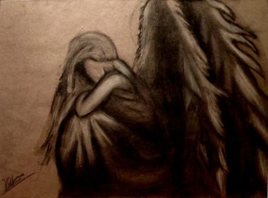 Fallen Angel Drawing Creative Art - Drawing Skill