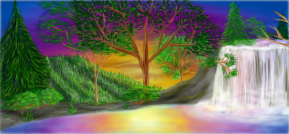 Falls Drawing Photo - Drawing Skill