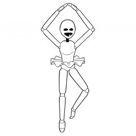 Animatronic Base Drawing Sketch - Drawing Skill