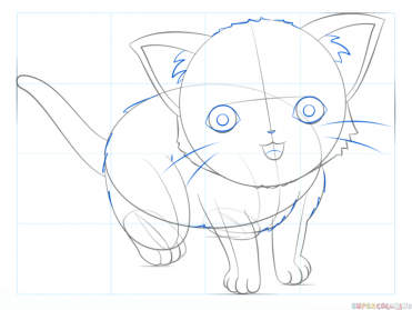 Anime Cat Drawing High-Quality - Drawing Skill