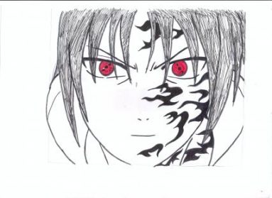 Bad Sasuke Drawing Beautiful Image - Drawing Skill