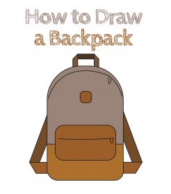 Bag Drawing Art - Drawing Skill