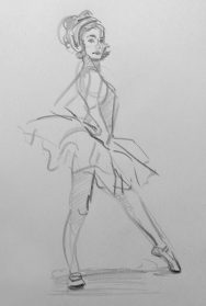 Ballet Drawing Art - Drawing Skill