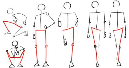 Base Poses Drawing Beautiful Art - Drawing Skill