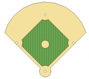 Baseball Field Art Drawing - Drawing Skill