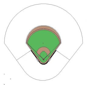 Baseball Field Drawing Image - Drawing Skill