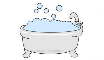 Bath Drawing - Drawing Skill