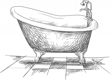 Bathtub Drawing - Drawing Skill