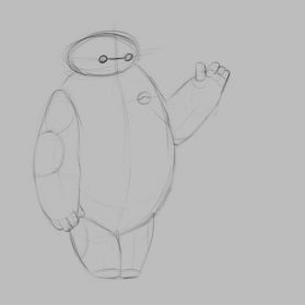 Baymax Drawing Creative Art - Drawing Skill