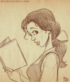 Belle Drawing Beautiful Image - Drawing Skill