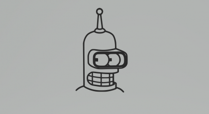 Bender Futurama Drawing High-Quality - Drawing Skill
