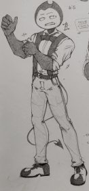 Bendy Drawing Sketch - Drawing Skill