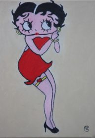 Betty Boop Drawing - Drawing Skill