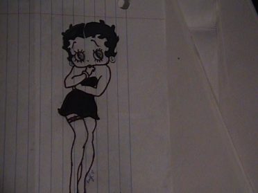 Betty Boop Drawing Sketch - Drawing Skill