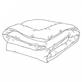 Blanket Drawing Sketch - Drawing Skill