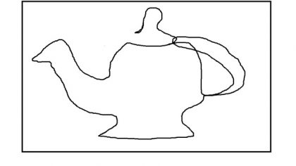 Blind Contour Art Drawing - Drawing Skill