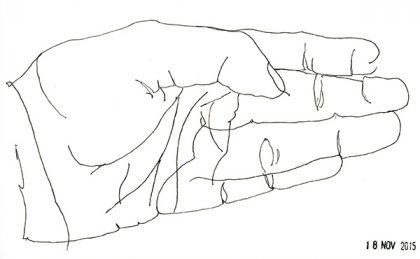 Blind Contour Drawing Beautiful Image - Drawing Skill