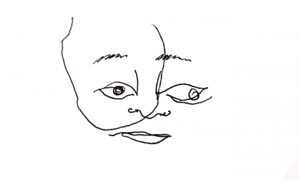 Blind Contour Drawing Photo - Drawing Skill