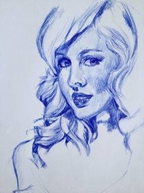 Blue Best Drawing - Drawing Skill